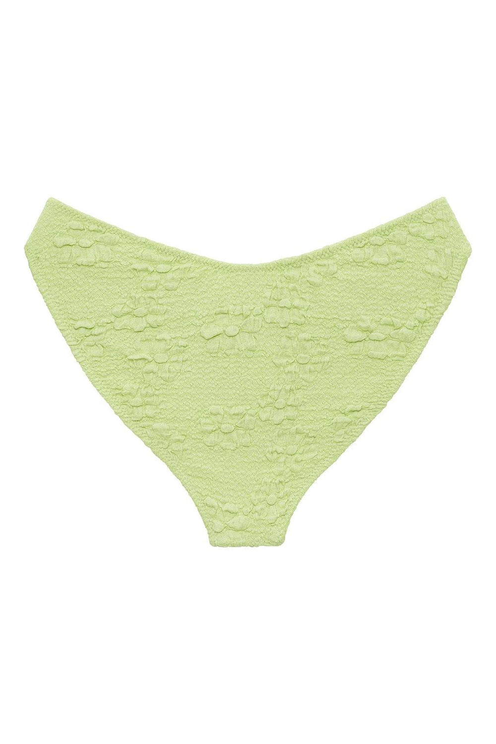 Avo Floral Added Coverage Lulu (Zig-Zag Stitch) Bikini Bottom