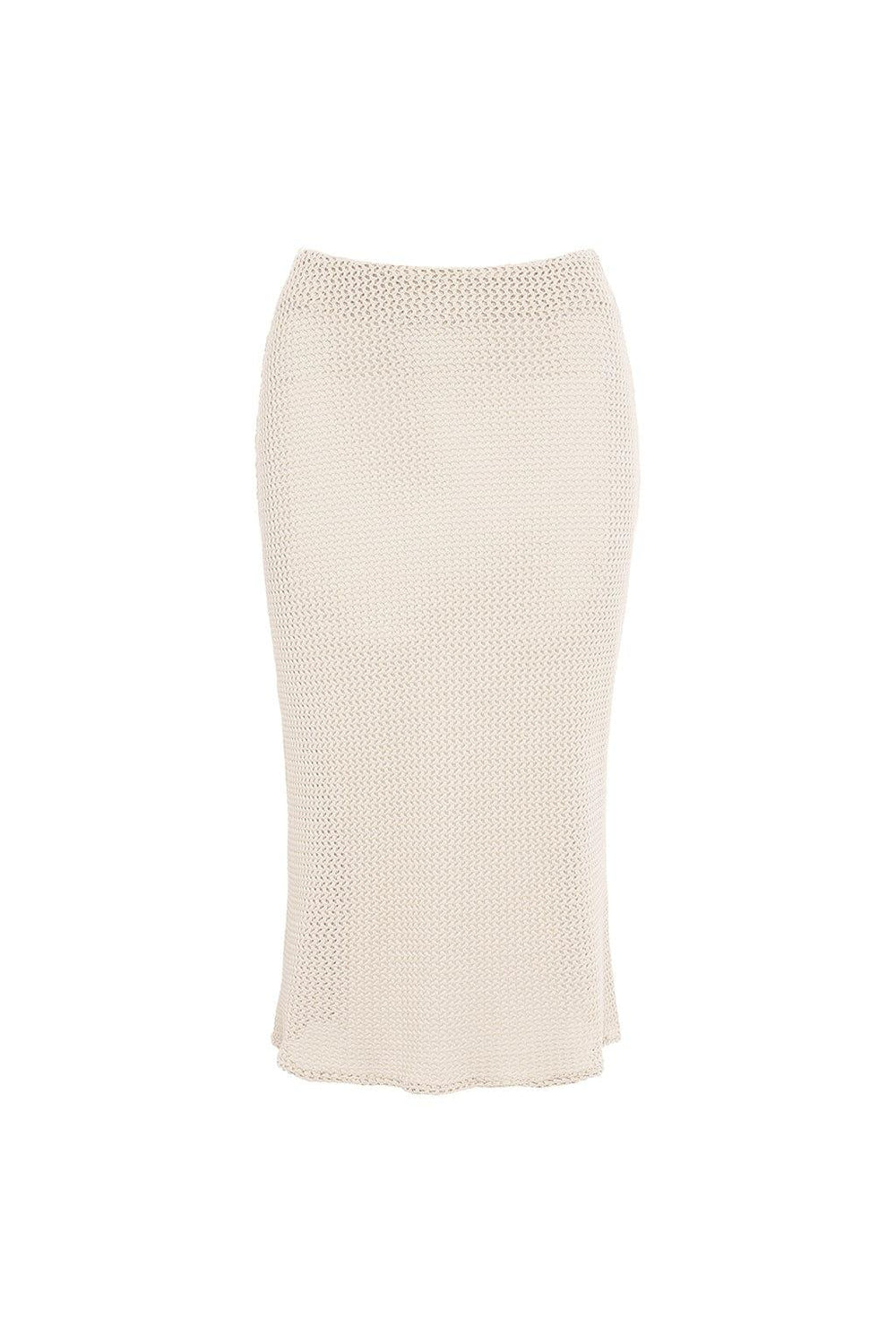 Bone Crochet Slip Skirt
