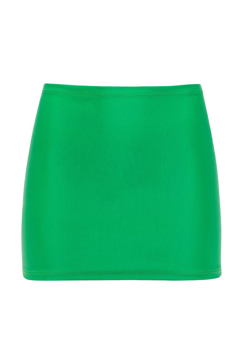 Emerald Shimmer Micro Skirt