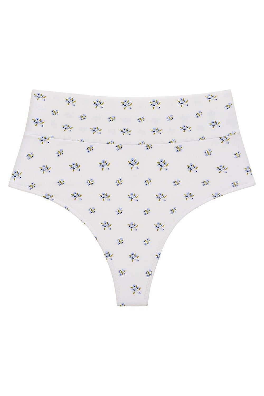 Heidi Floral Added Coverage High Rise Bikini Bottom