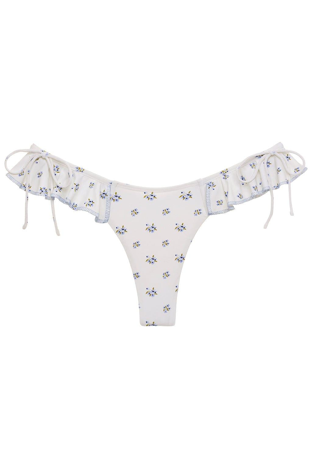 Heidi Floral Uno Ruffle Bows Bikini Bottom