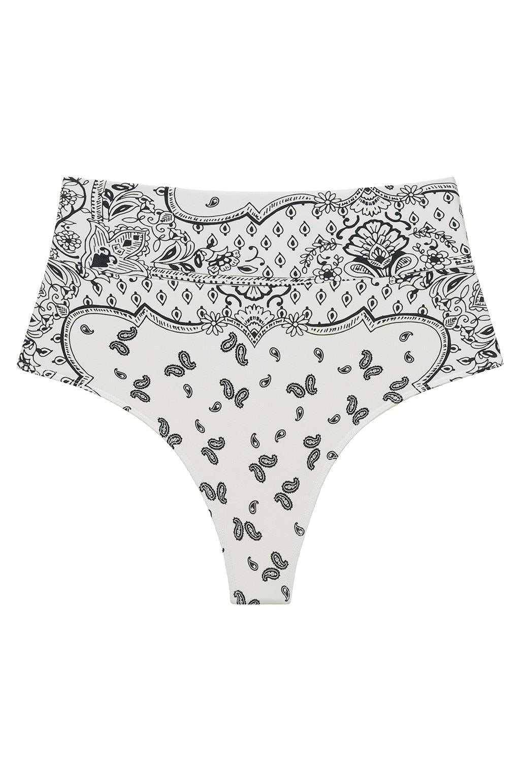 Ivy Bandana Full Coverage High Rise Bikini Bottom