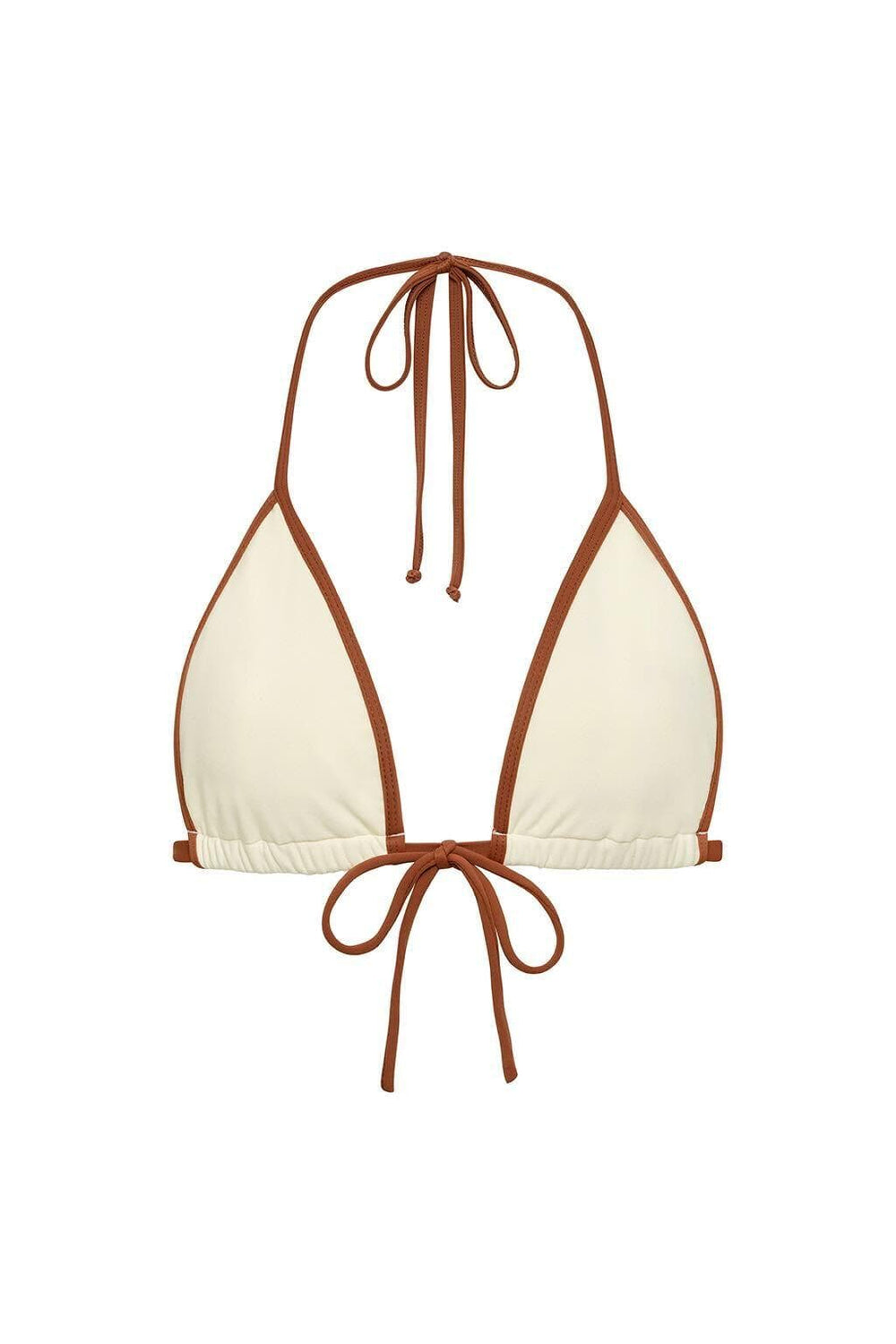 Oat Terracotta Binded Emma Bikini Top