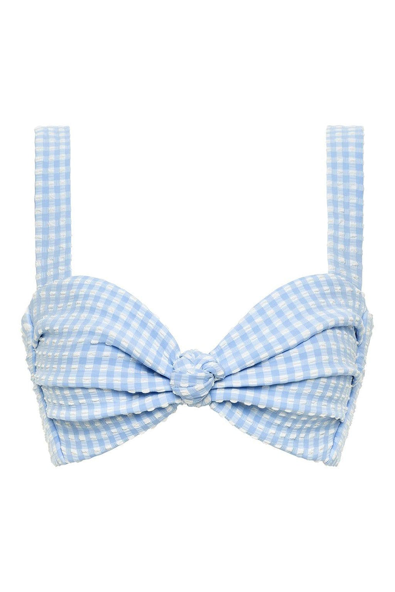 Peri Micro Gingham Hayden Bikini Top