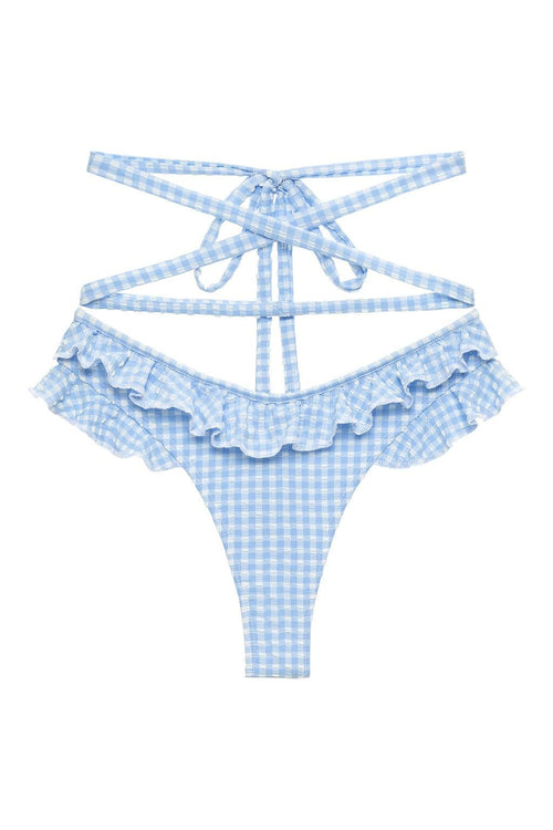 Peri Micro Gingham Ballet Lulu Bikini Bottom