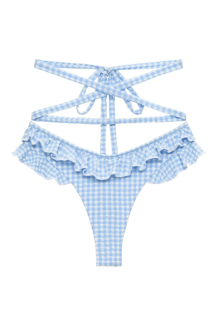 Peri Micro Gingham Ballet Lulu Bikini Bottom