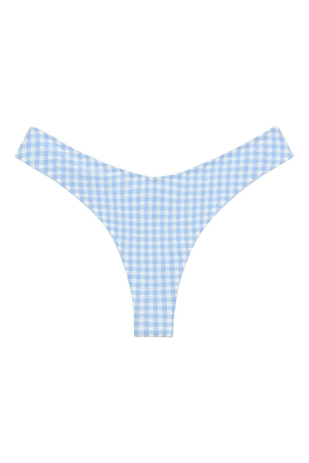 Peri Micro Gingham Lulu (Zig-Zag Stitch) Bikini Bottom