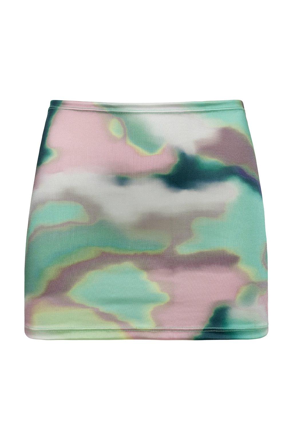 Silk Dye Micro Skirt