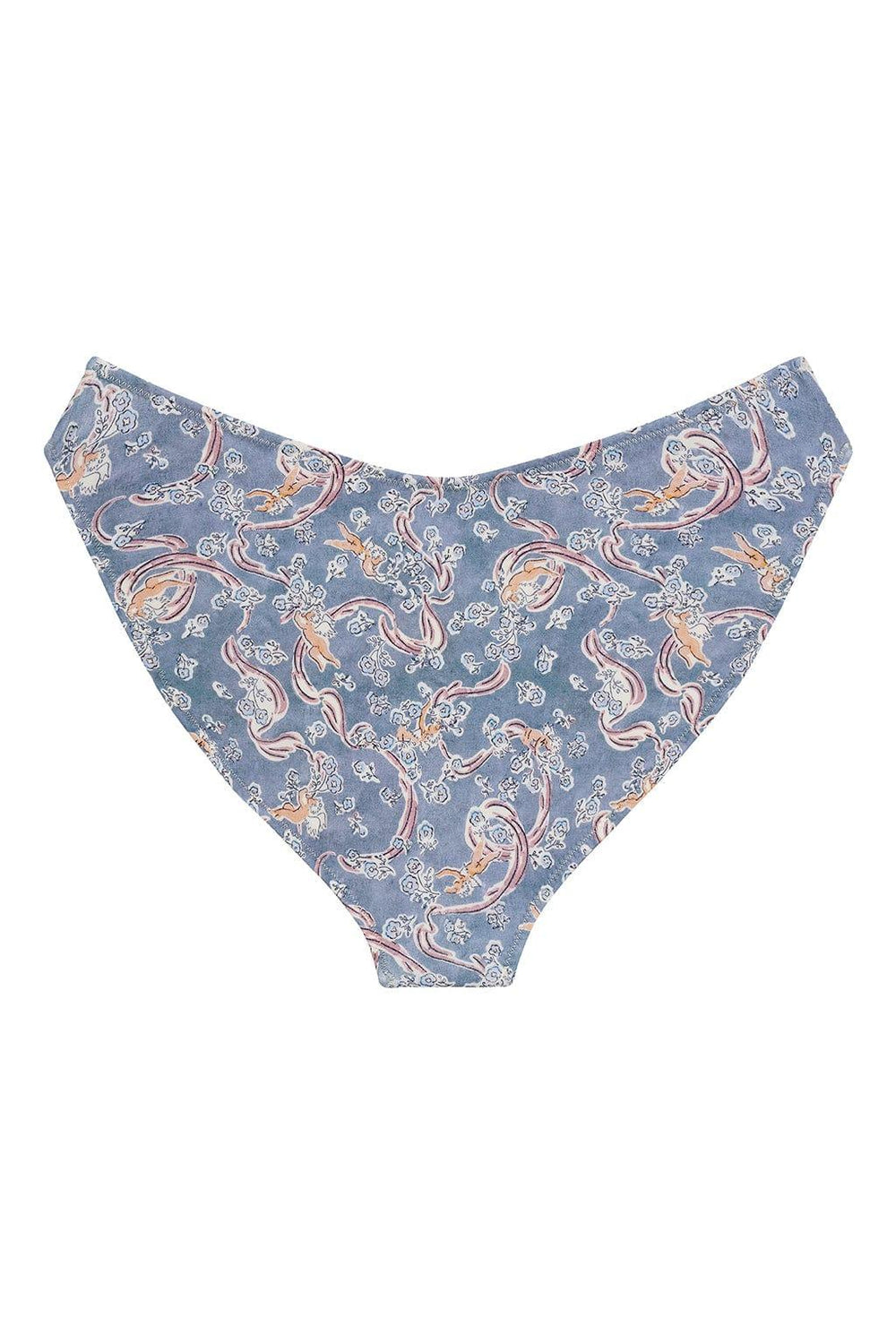 Cupid Added Coverage Lulu (Zig-Zag Stitch) Bikini Bottom