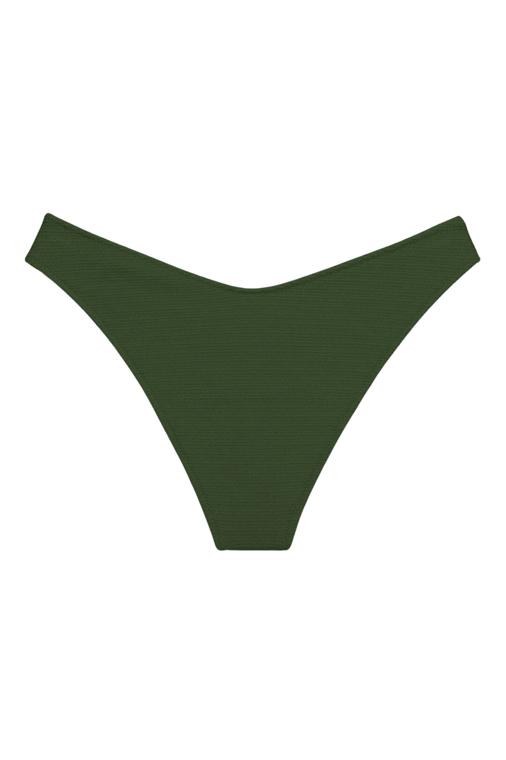 Olive Micro Scrunch Lulu Bikini Bottom | Montce Swim