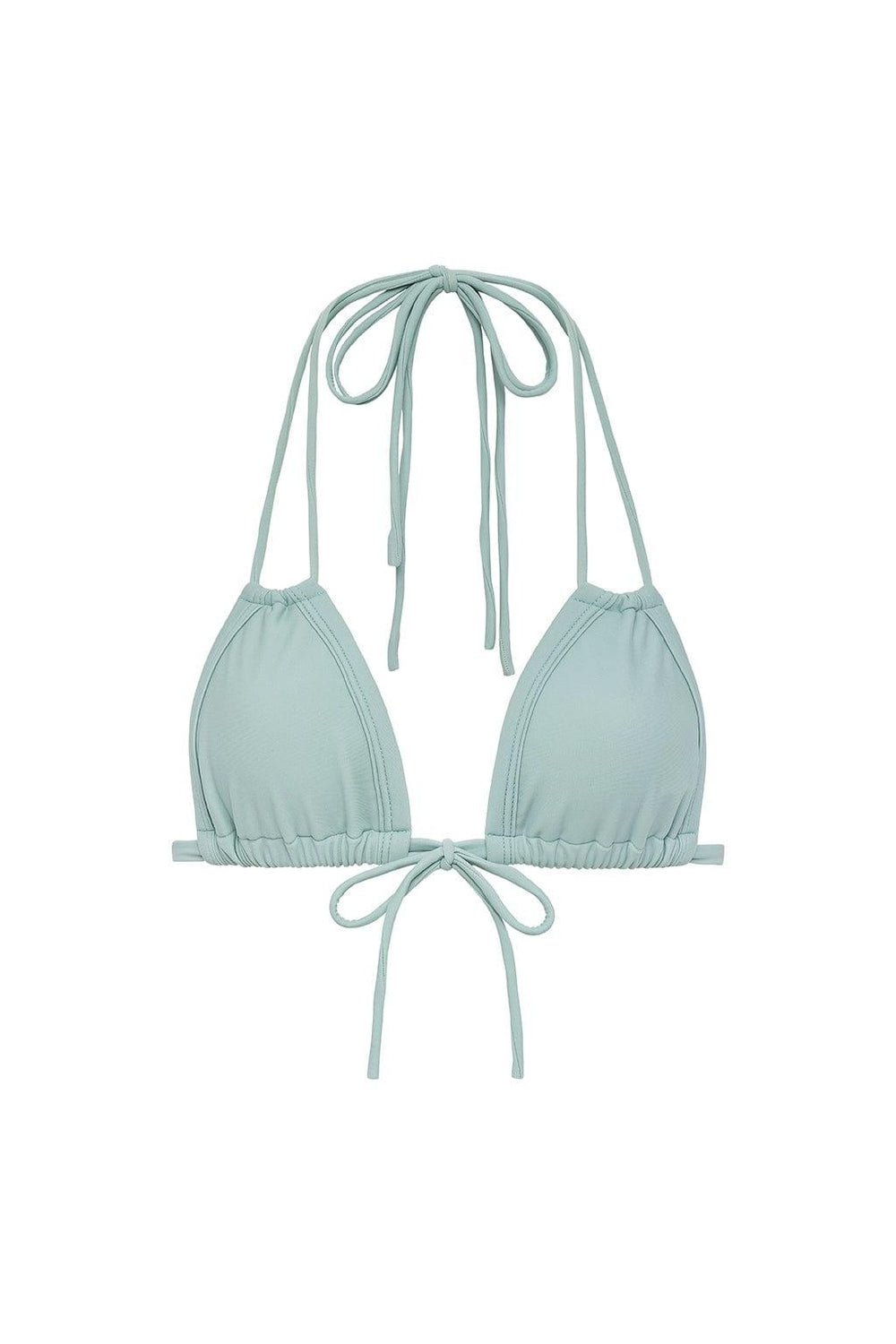 Powder Blue Euro Bow Bikini Top