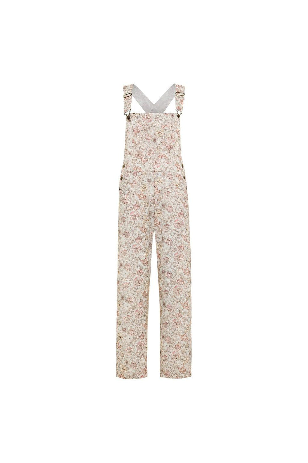 Venecia Floral Beach Overalls