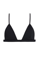 Black Rib Hunter Triangle Bikini Top | Montce Swim