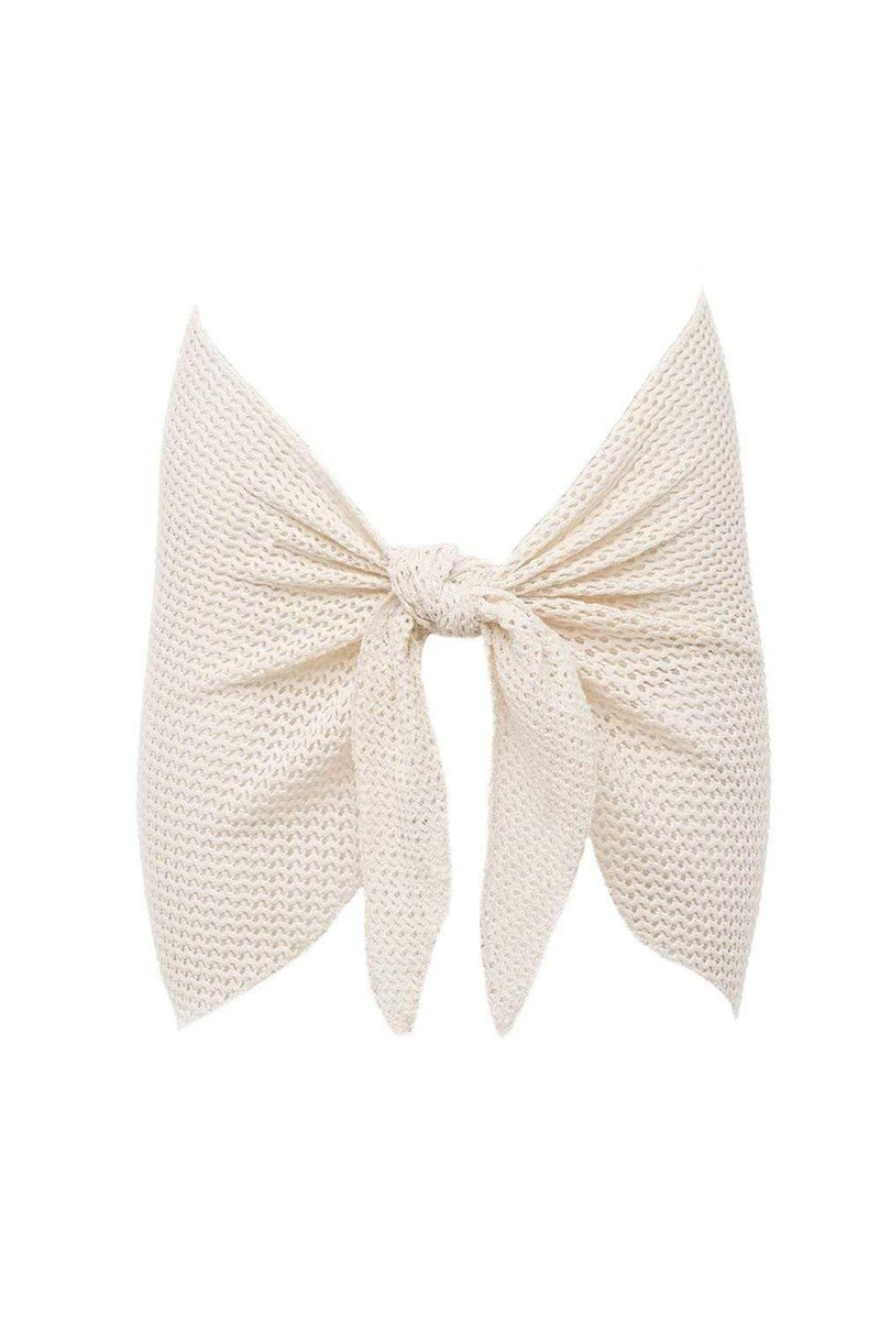Bone Crochet Sarong | White Cover Up | Montce Swim