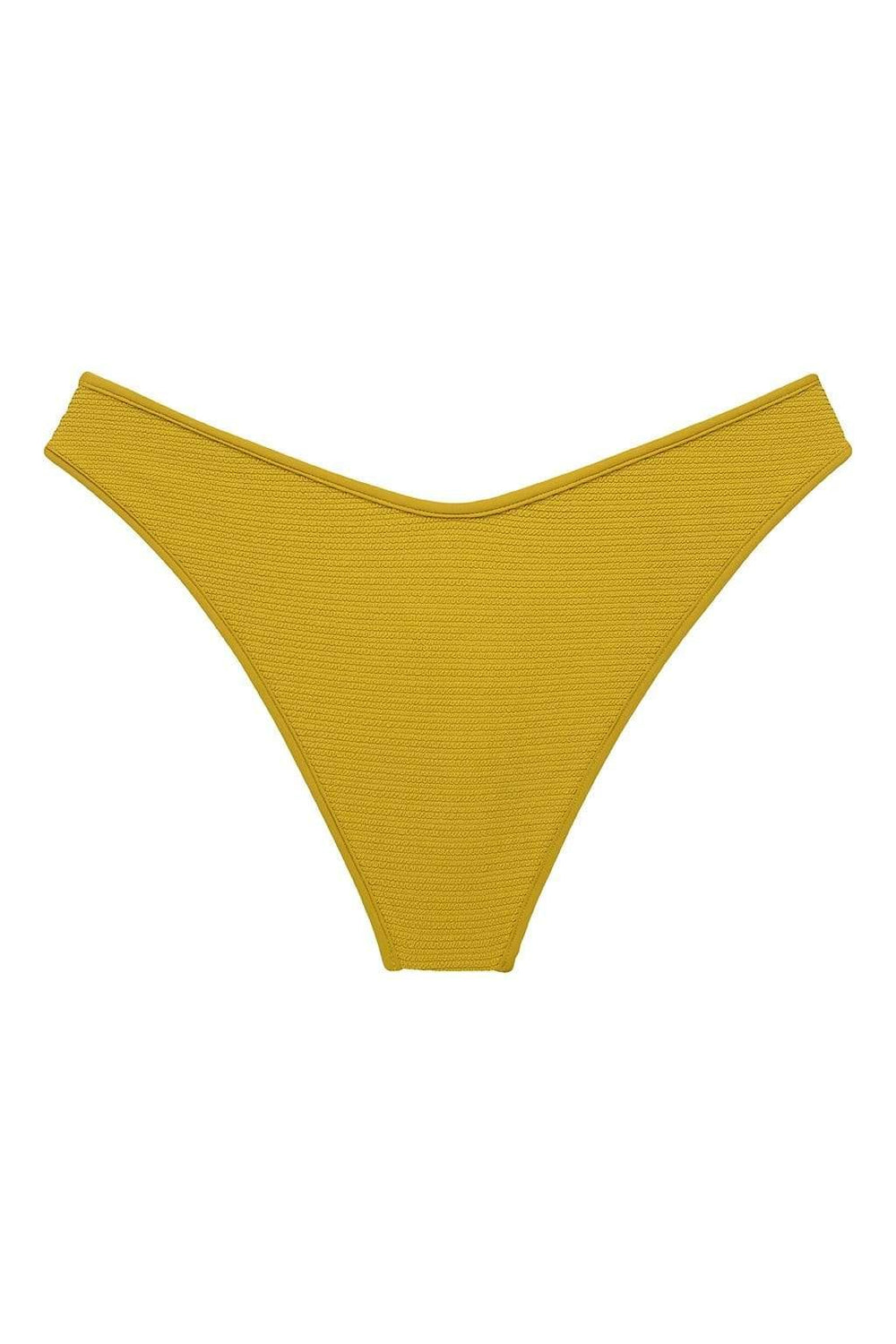 Key Lime Micro Scrunch Lulu Bikini Bottom | Montce Swim