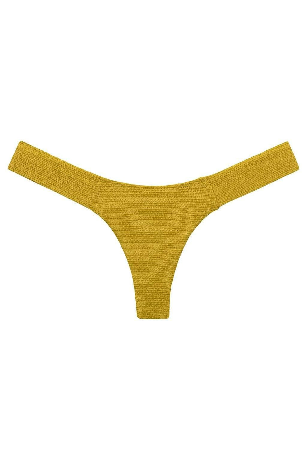 Key Lime Micro Scrunch AC Uno Bikini Bottom | Montce Swim