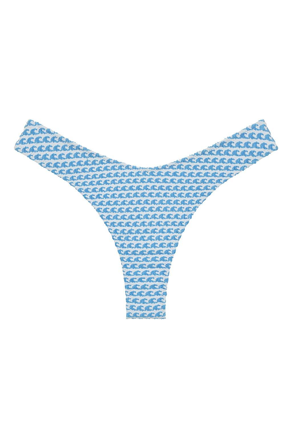 Wave Repeat Lulu (Zig-Zag Stitch) Bikini Bottom