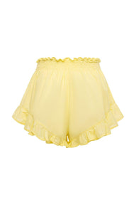 Yellow Pastel Boho Short | Yellow Shorts | Montce Swim